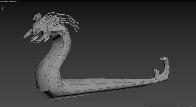 3D model Worm creature VR / AR / low-poly | CGTrader