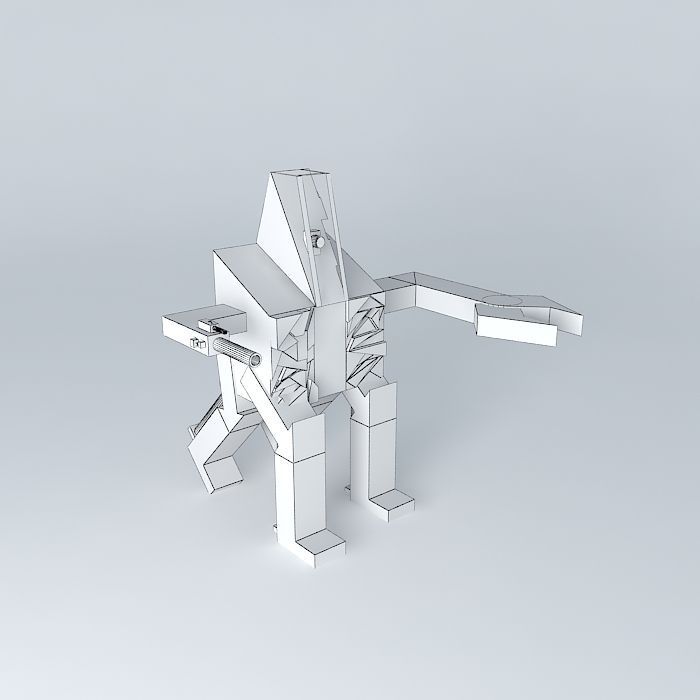 scrap bot free 3D model | CGTrader