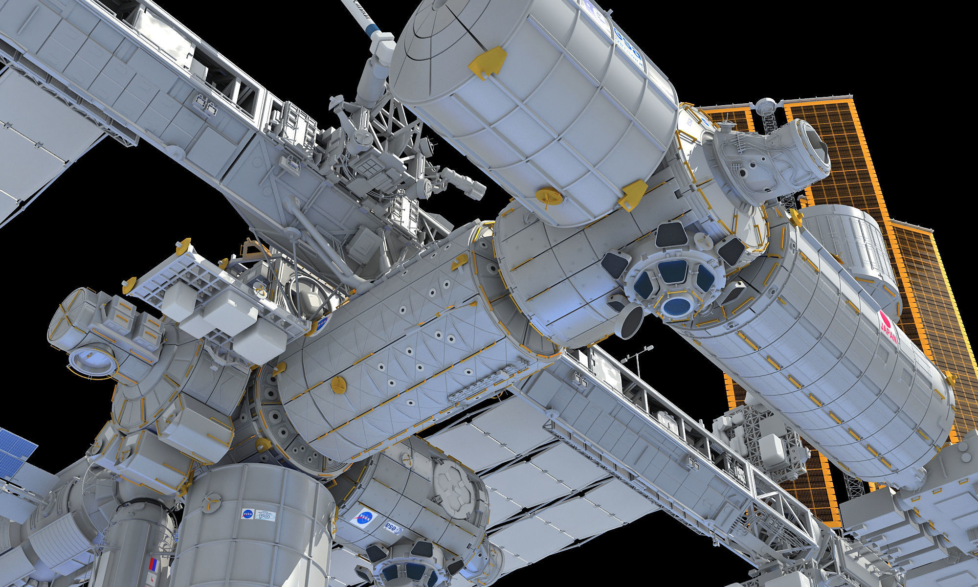 ISS International Space Station 3D model | CGTrader