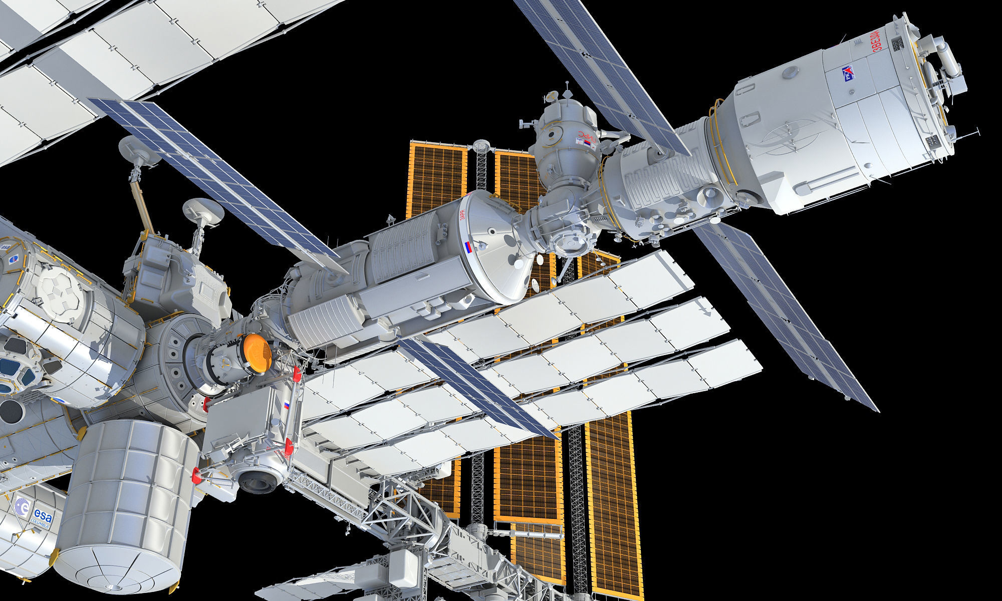 ISS International Space Station 3D model | CGTrader