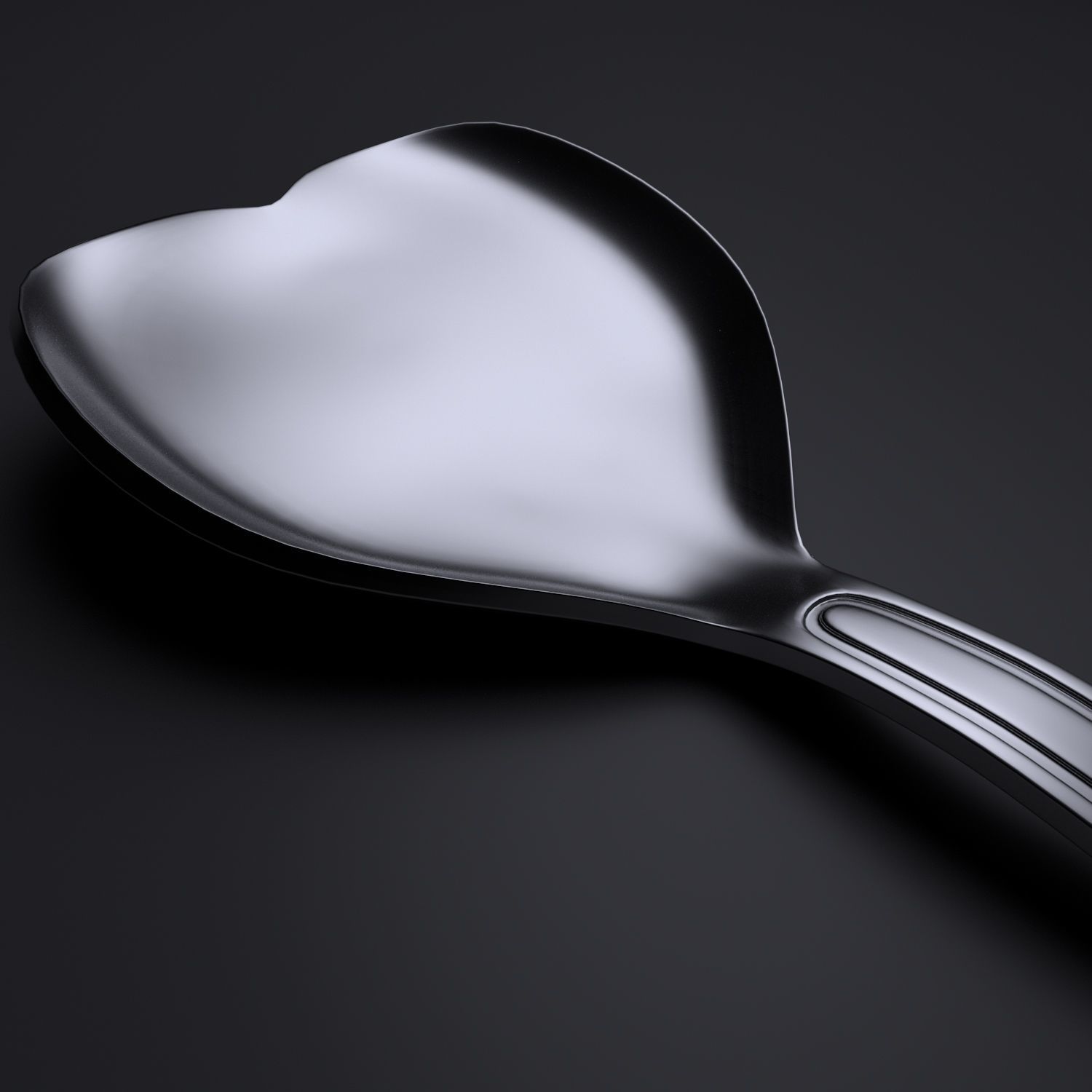 SUGAR SPOON SET 6 PIECES free VR / AR / low-poly 3D model | CGTrader