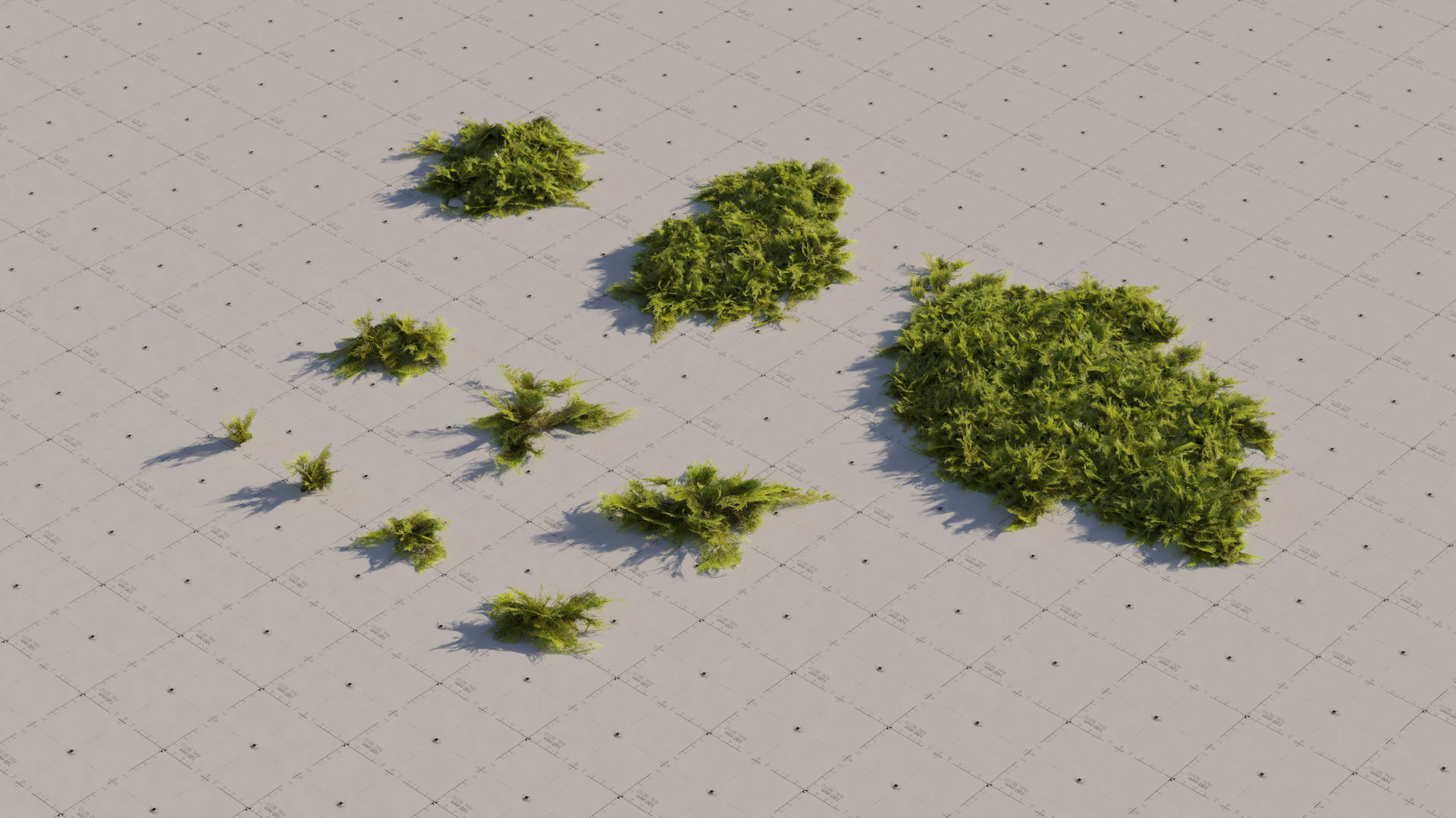 3D model Moss 7 Species and Stones - PBR Asset Kit VR / AR / low-poly ...