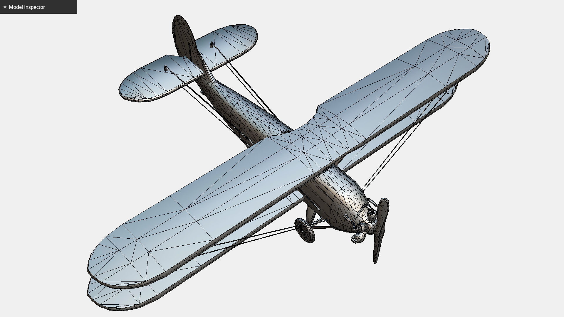 3D model Russian Soviet biplane Polikarpov Po-2 Kukuruznik VR / AR ...