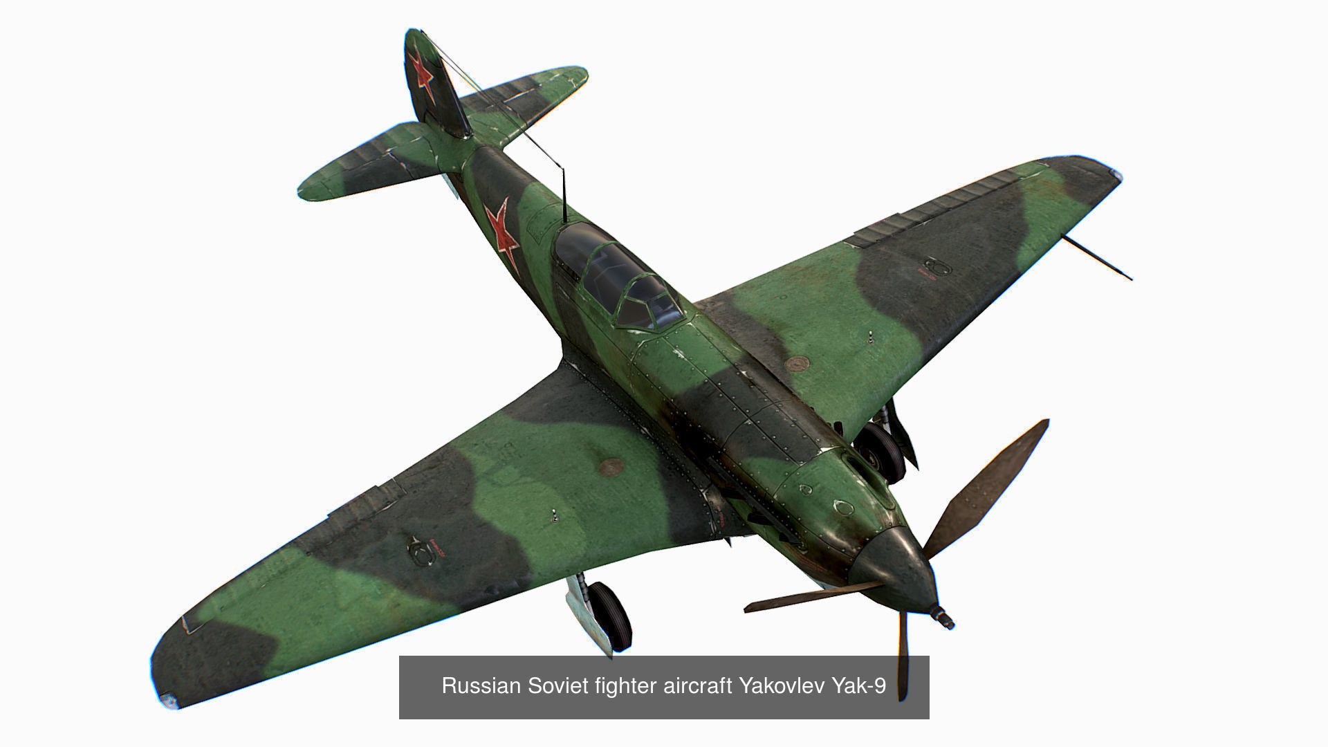 WW2 fighter bomber aircraft collection airplanes VR / AR / low-poly ...