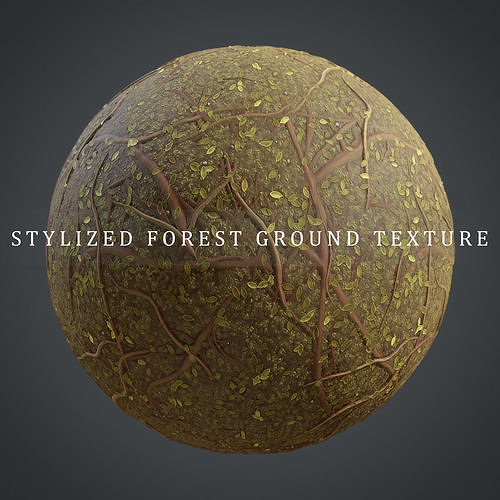 Stylized Forest Ground PBR texture Texture | CGTrader