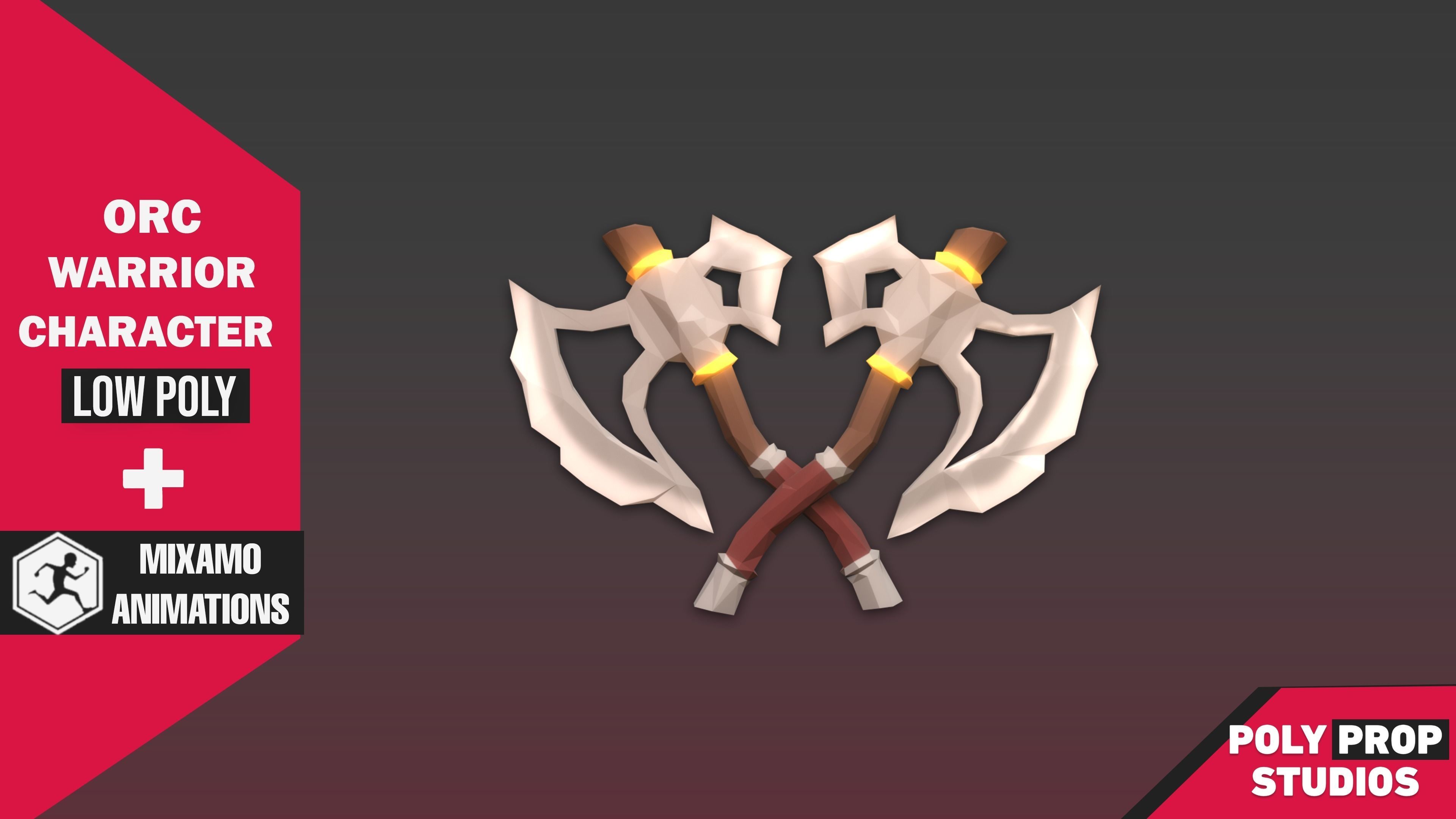 3D model Orc Character VR / AR / low-poly rigged animated | CGTrader