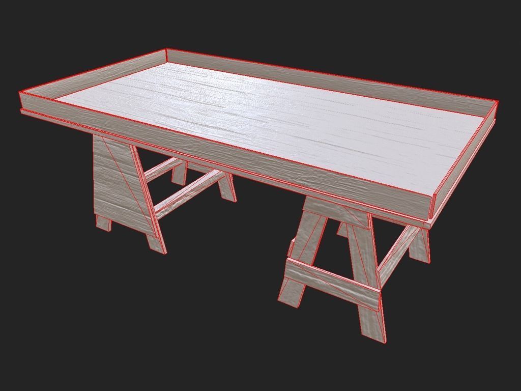 3D model Wooden display stand VR / AR / low-poly | CGTrader