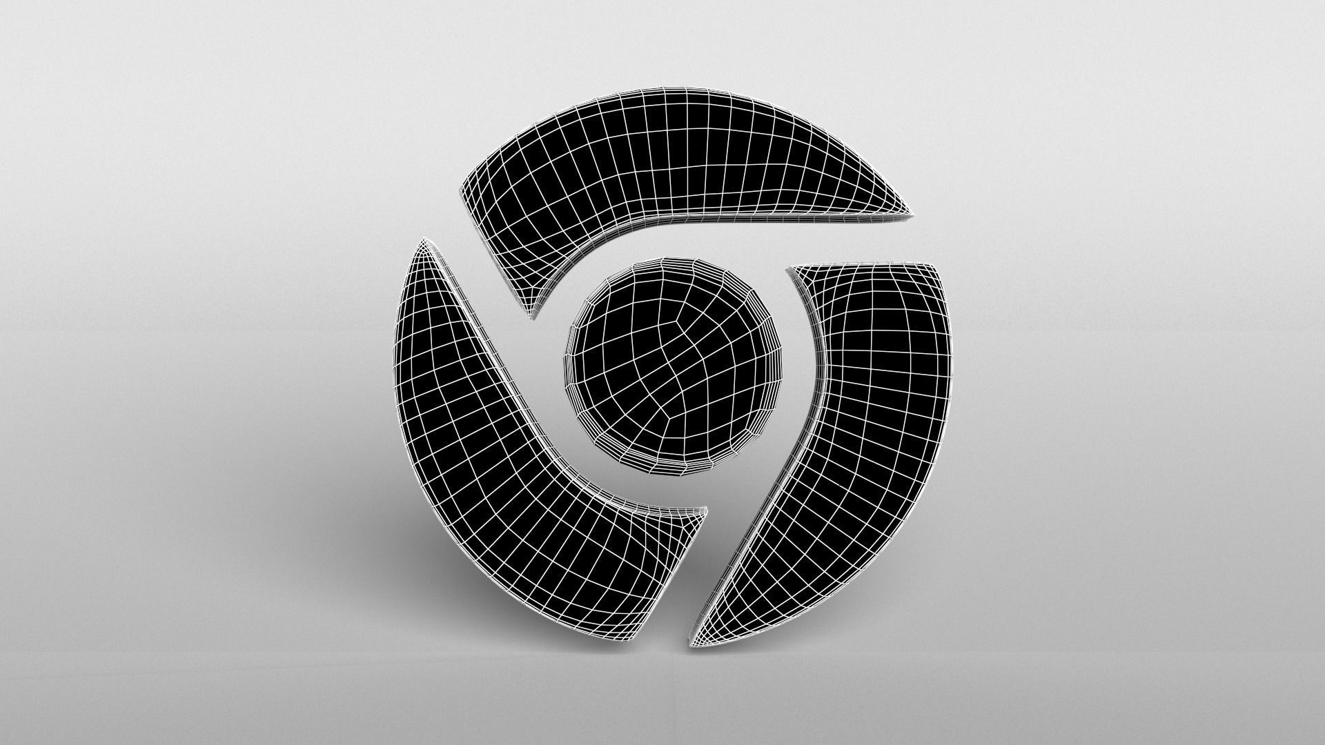Chrome Logo 003 free VR / AR / low-poly 3D model | CGTrader
