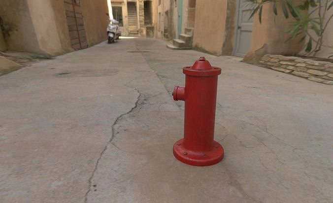 Simple Fire Hydrant free 3D model | CGTrader