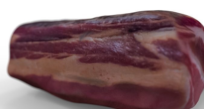 A Bacon Slab free 3D model | CGTrader