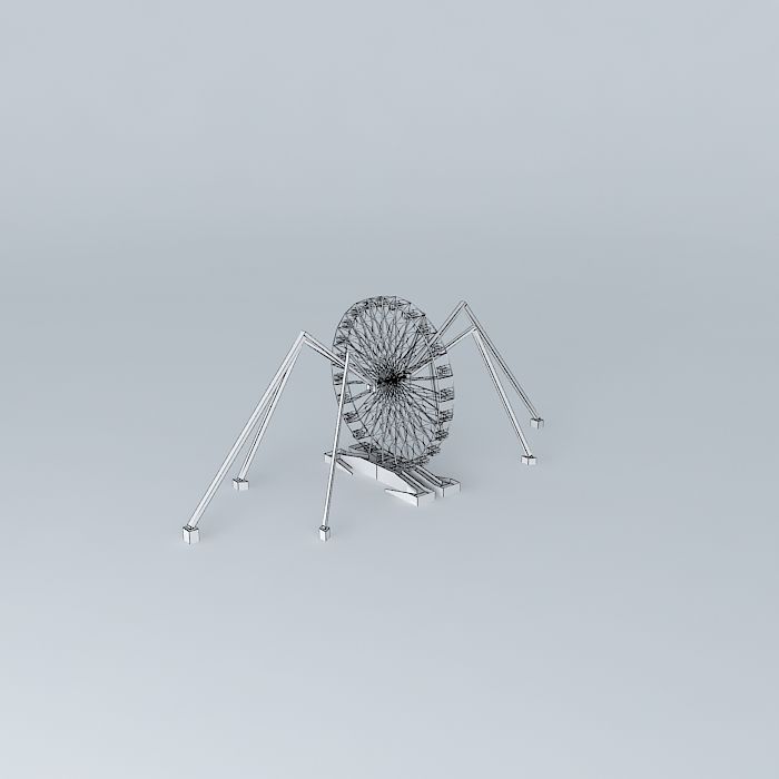 THE SPIDER toy ferris wheel 3D model | CGTrader