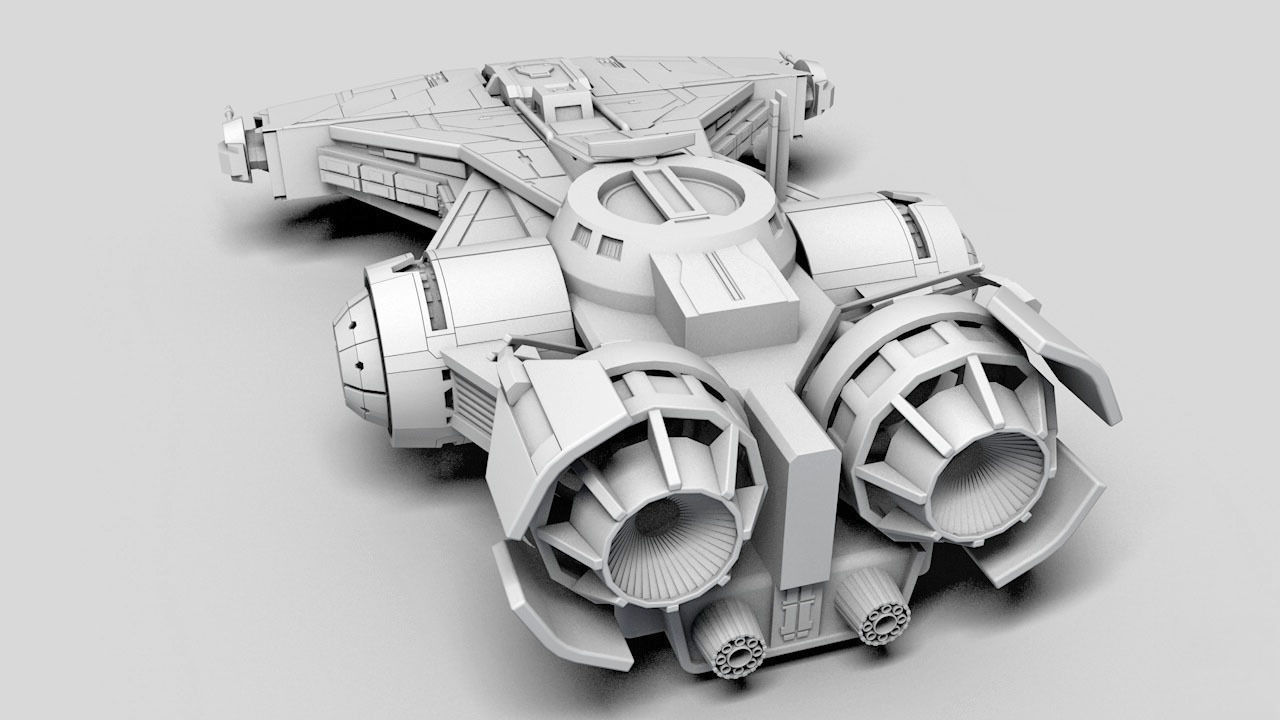 Star Wars Defender Class Light Corvette 3D model | CGTrader