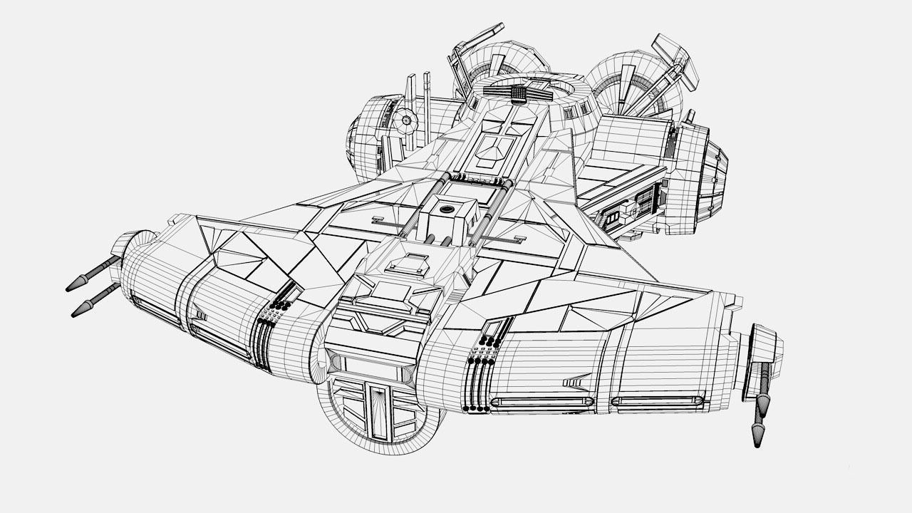 Star Wars Defender Class Light Corvette 3D model | CGTrader