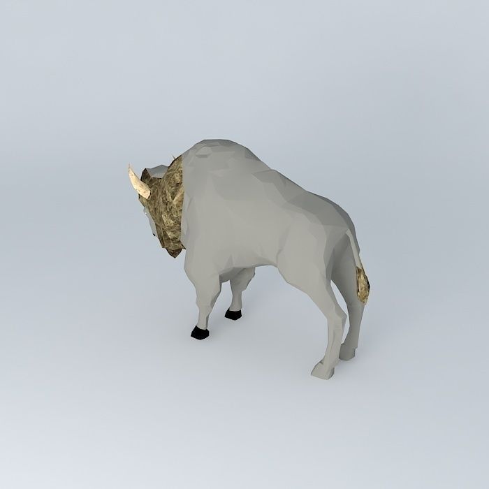 NORTH AMERICAN BISON 3D model | CGTrader