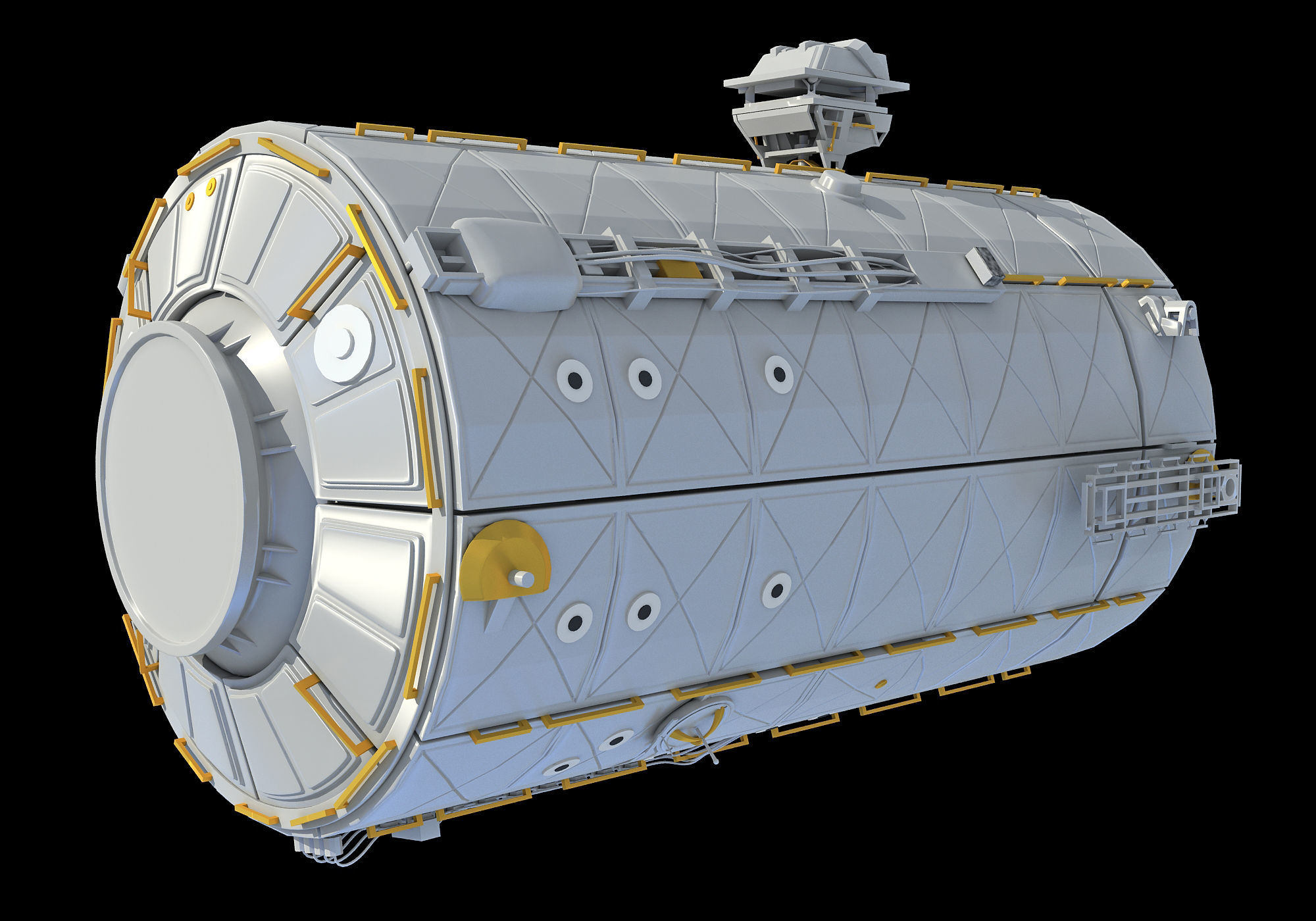 ISS International Space Station Module Destiny 3D model | CGTrader