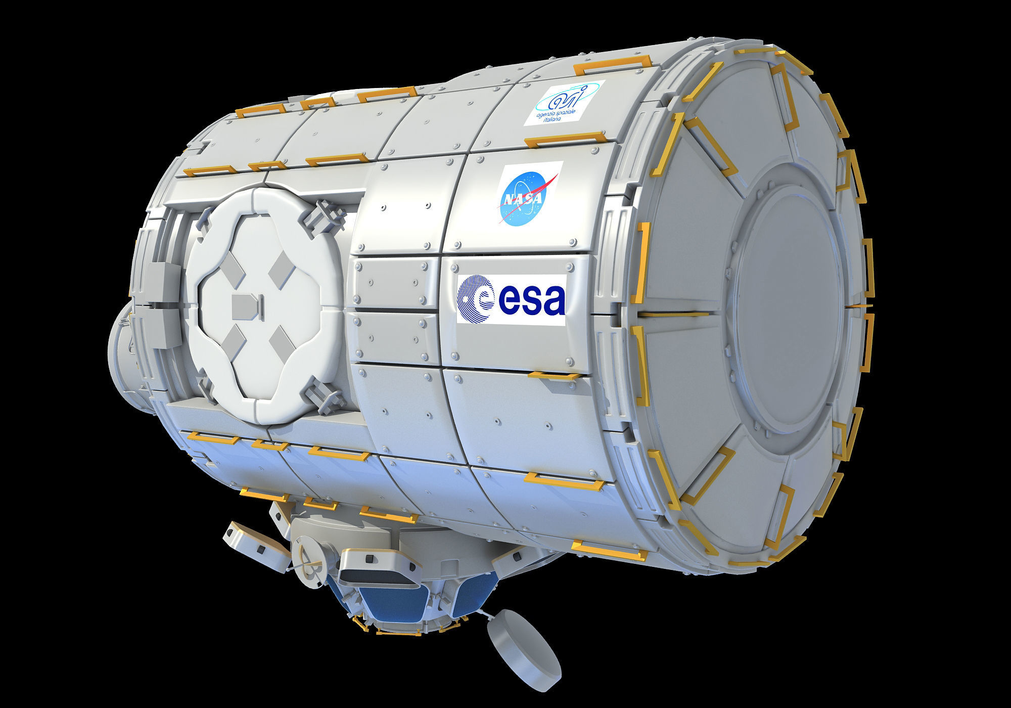 Harmony ISS Module 3D model | CGTrader