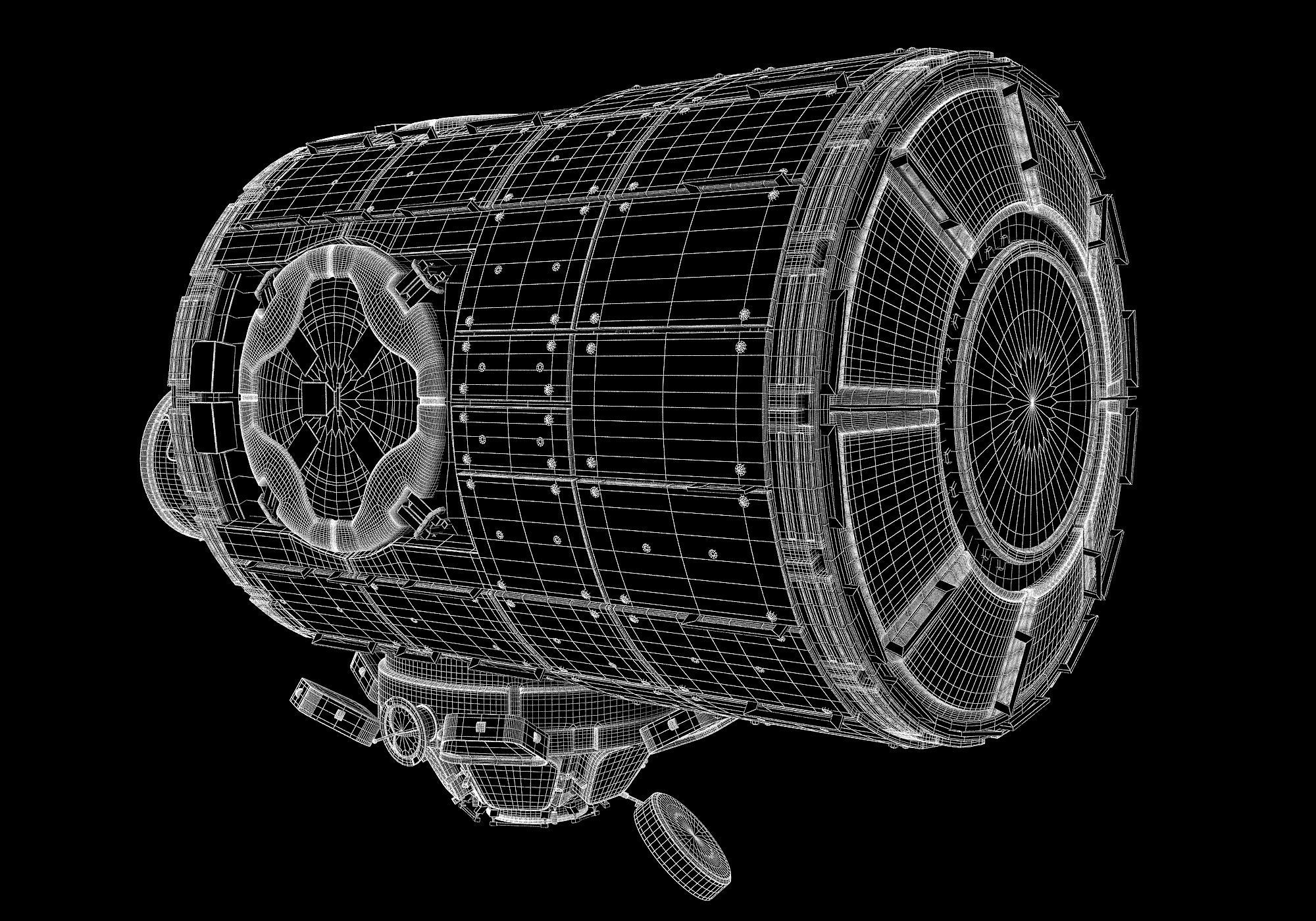 Harmony ISS Module 3D model | CGTrader