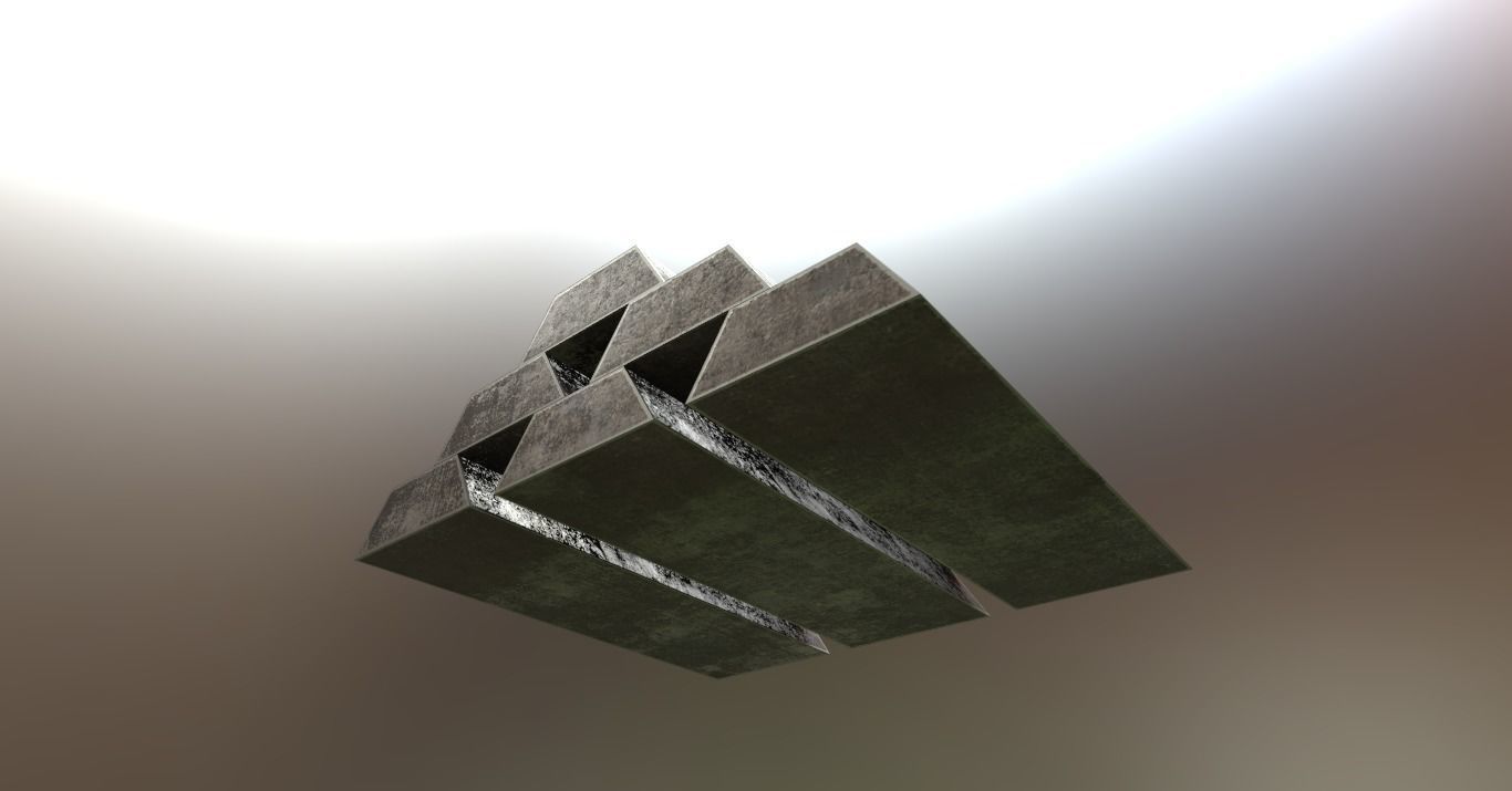 3D model PBR Iron Ingot Stacked and Single VR / AR / low-poly | CGTrader