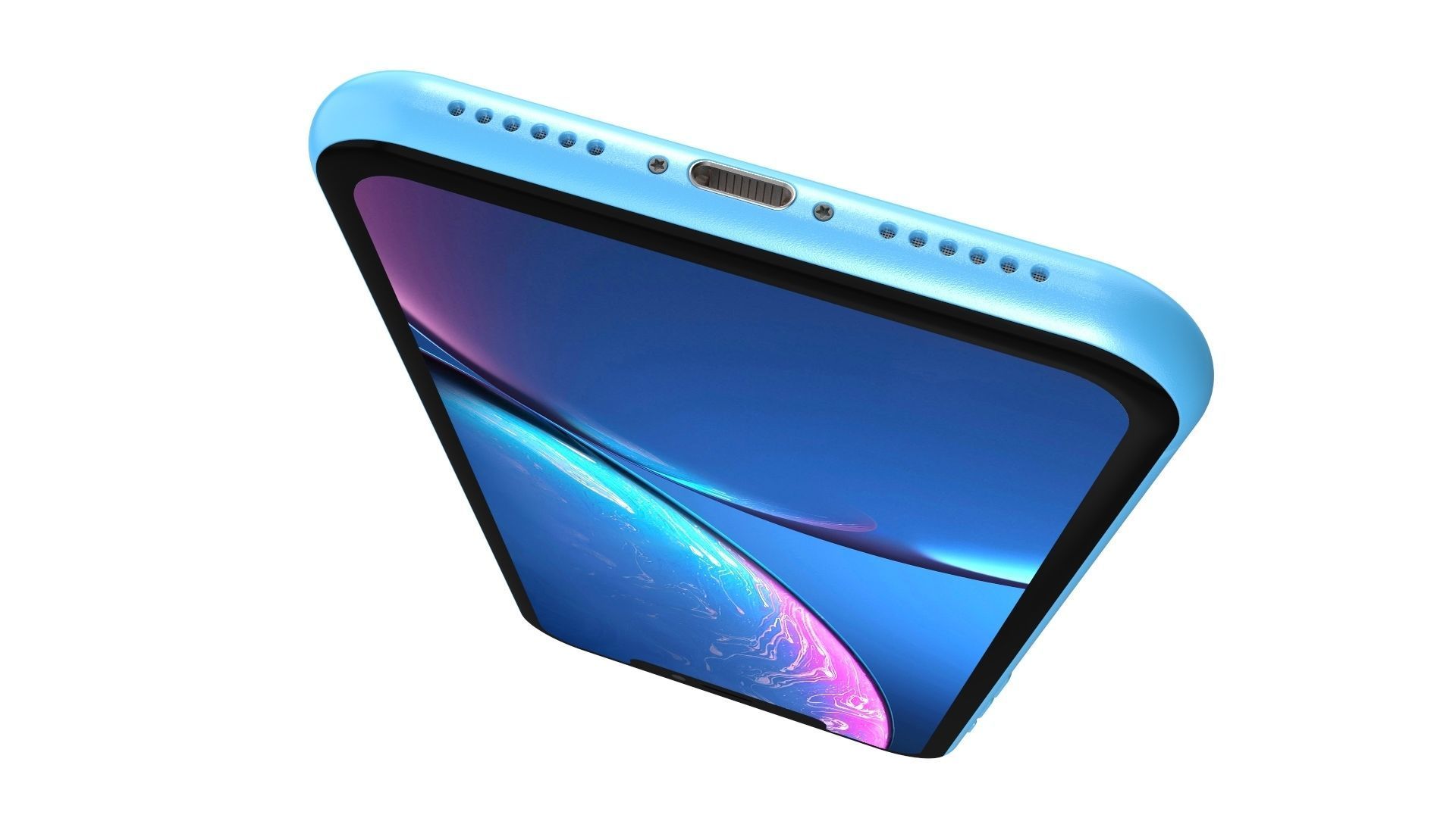 Apple iPhone XR Blue 3D model | CGTrader