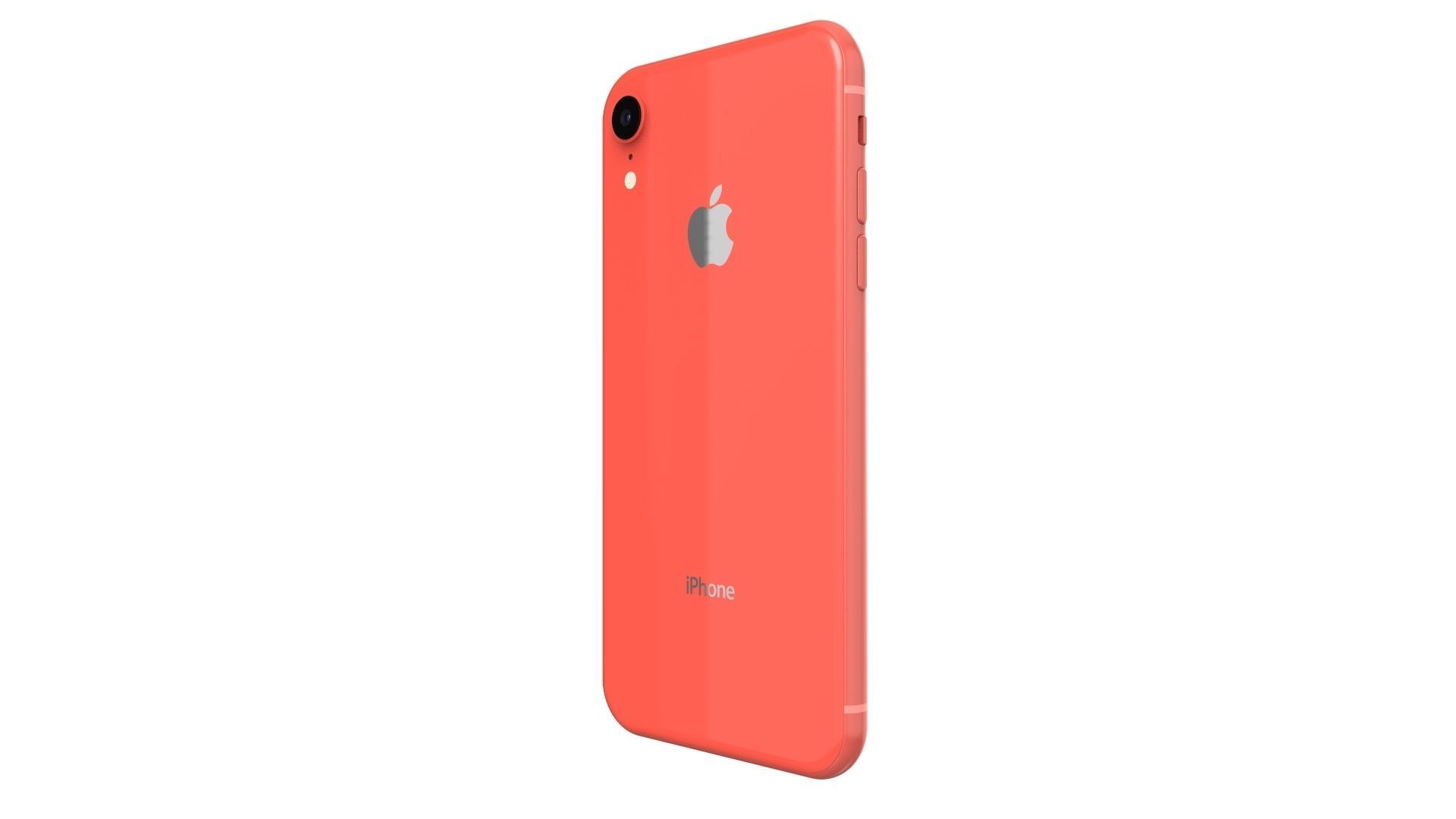 Apple iPhone XR Coral 3D model | CGTrader