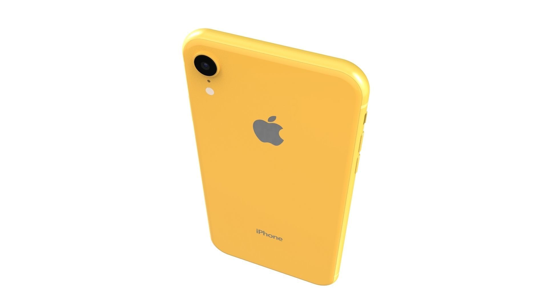 Apple iPhone XR Yellow 3D model | CGTrader
