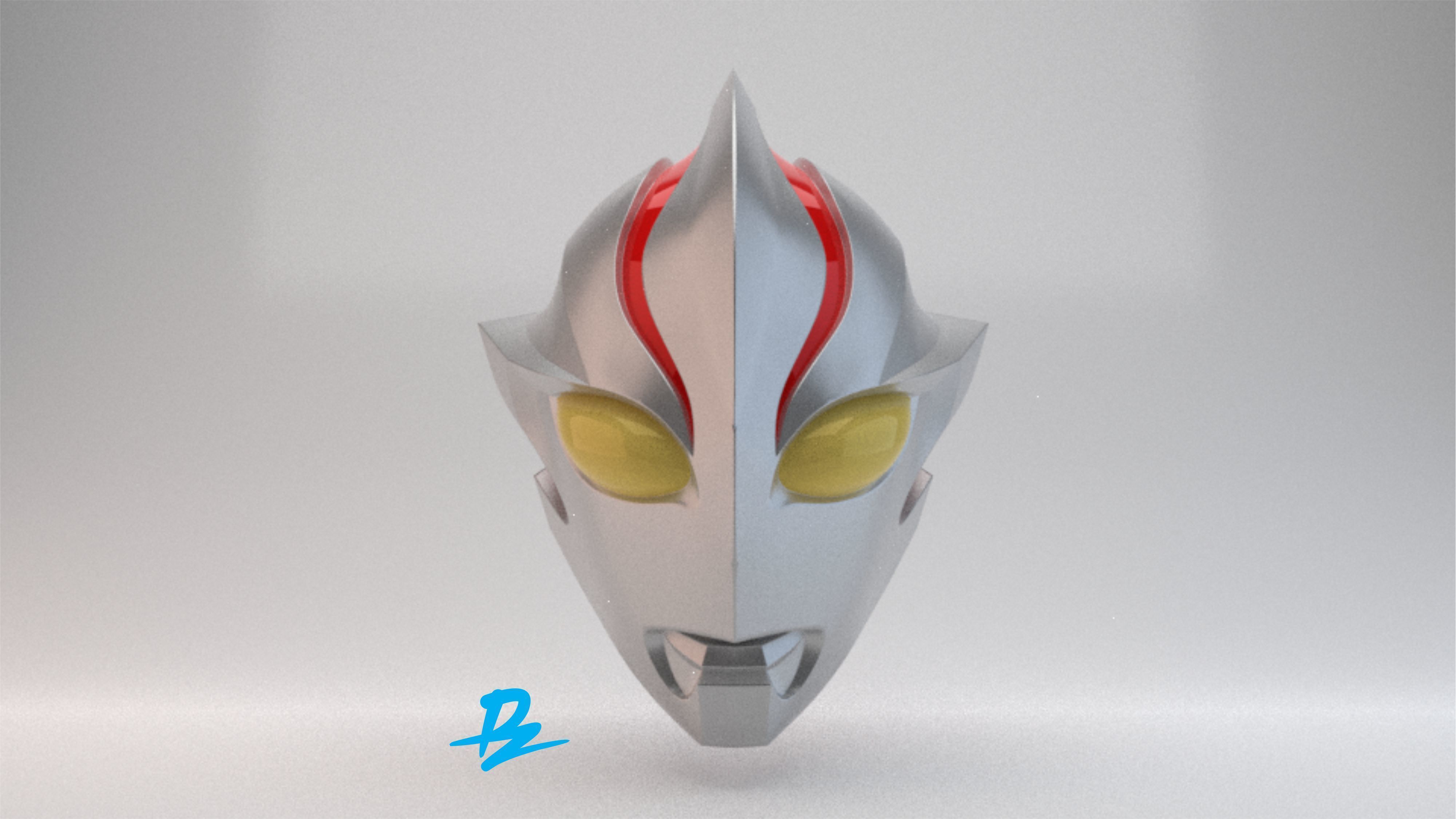 Mask Ultraman Mebius 3D model 3D printable | CGTrader