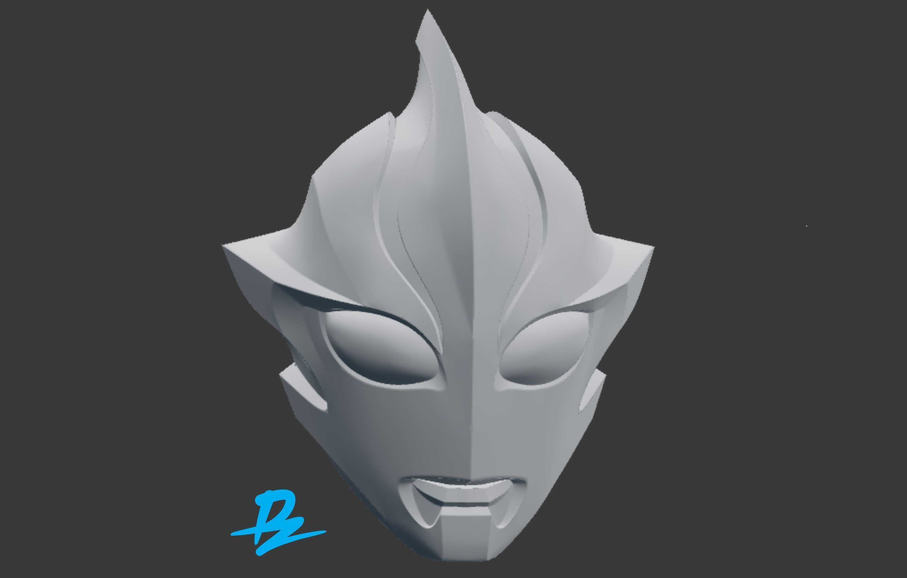 Mask Ultraman Mebius 3D model 3D printable | CGTrader