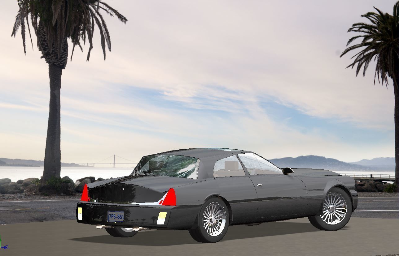 Maple Car 3D model | CGTrader