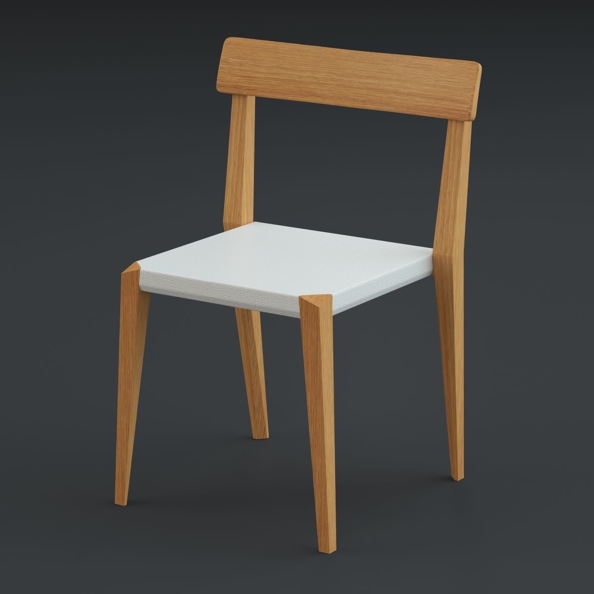Roda Teka Dining Table and Chair 3D model | CGTrader