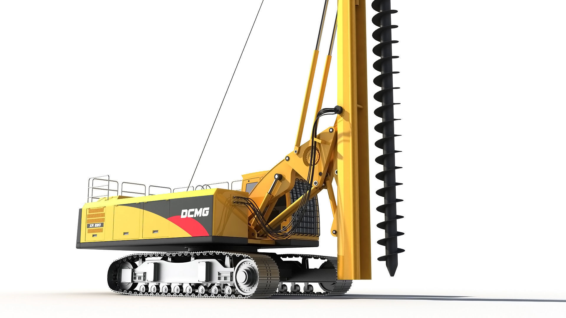 Spiral Drilling Machine 3D model | CGTrader