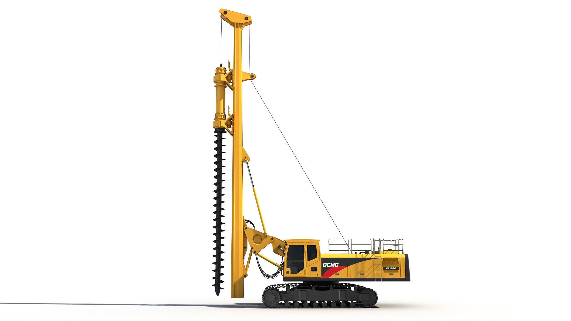 Spiral Drilling Machine 3D model | CGTrader