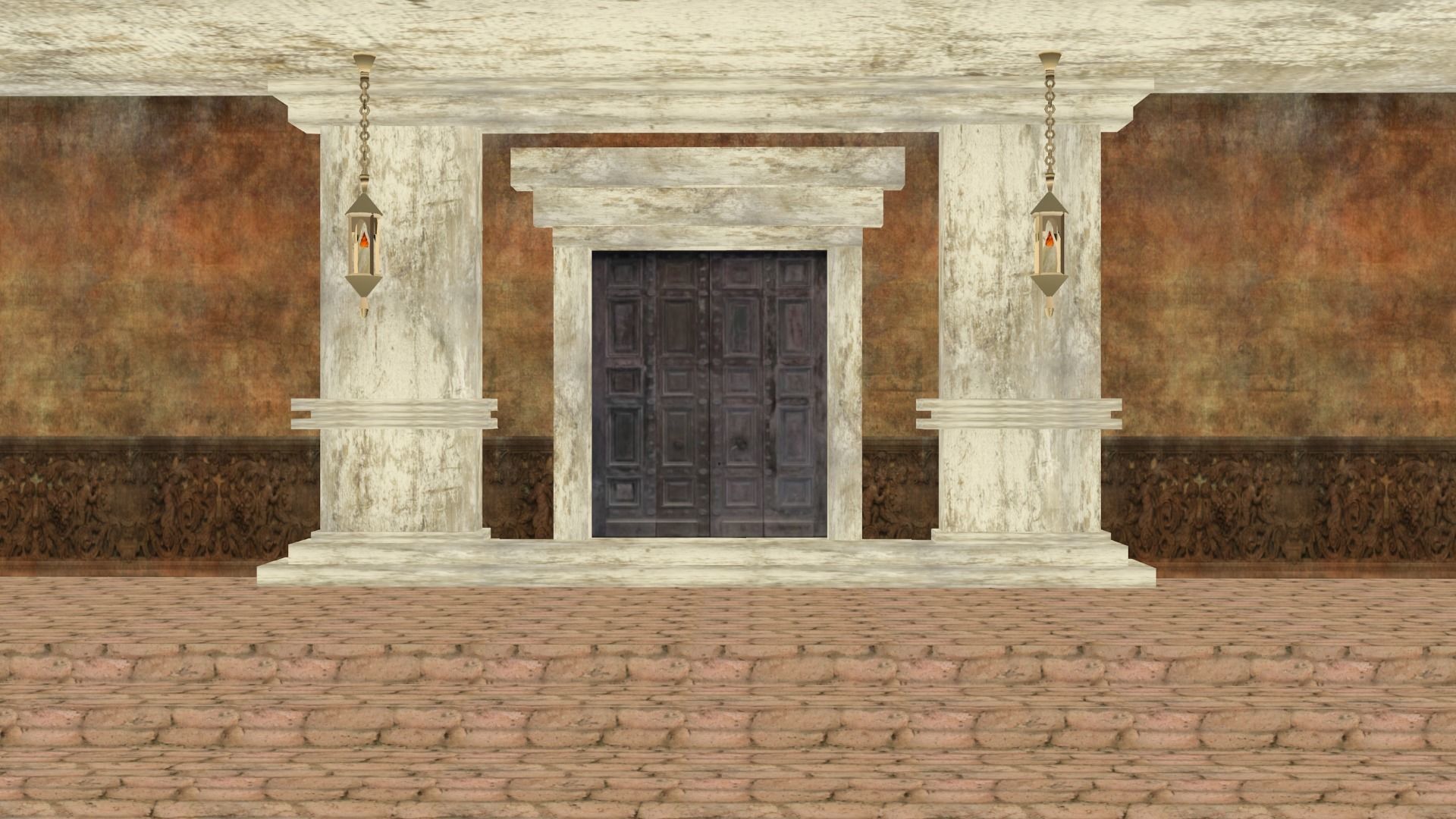 Roman house 3D model | CGTrader