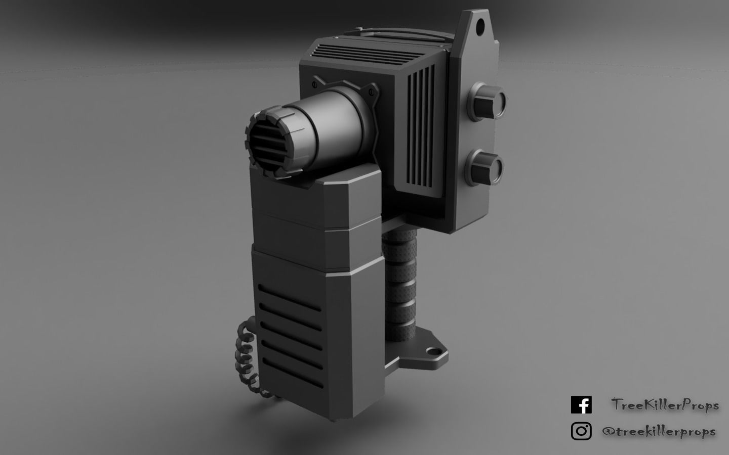 Alien Isolation Motion Tracker Scanner for Cosplay 3D model 3D ...