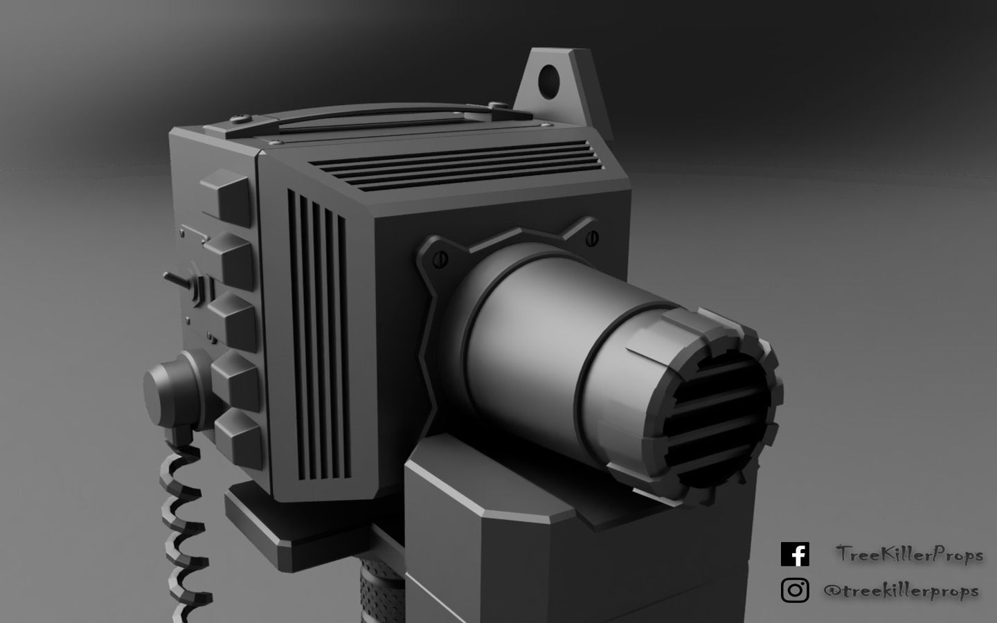 Alien Isolation Motion Tracker Scanner for Cosplay 3D model 3D ...