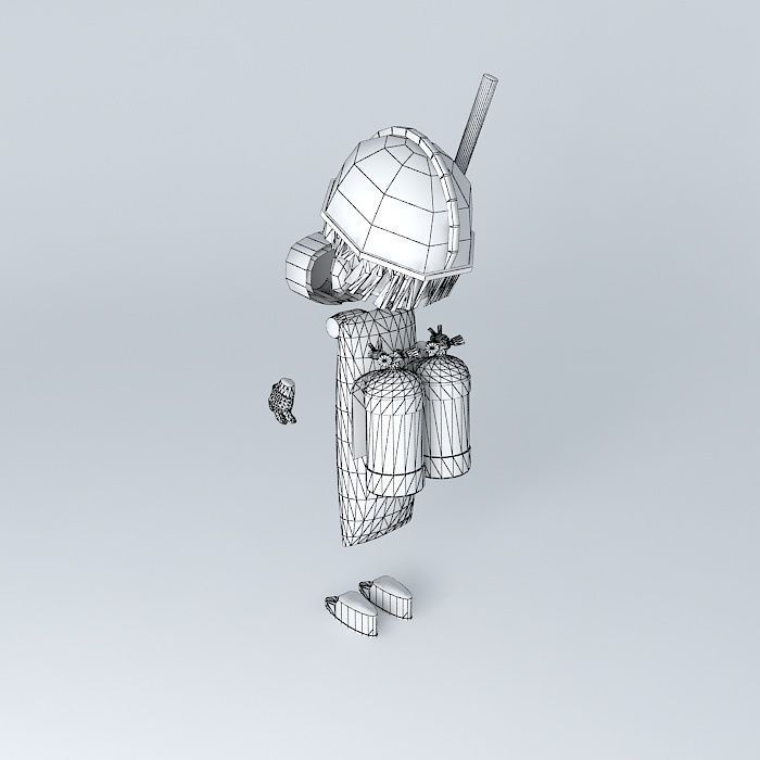 FLUFF PILLOW MODEL 1 3D model | CGTrader