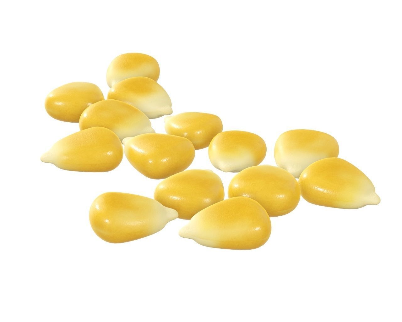 Corn kernel 3D model | CGTrader