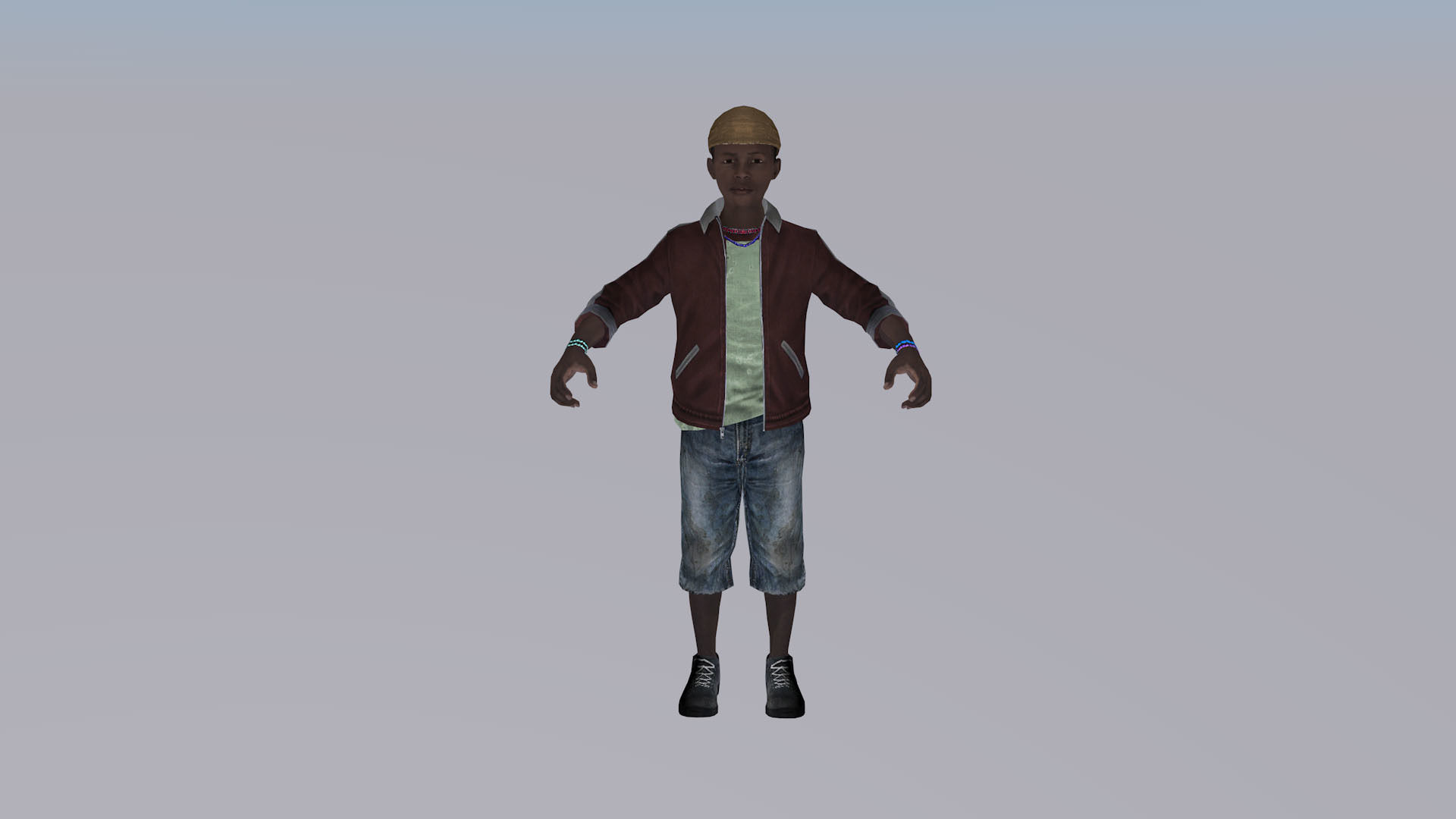 3D African Child | CGTrader