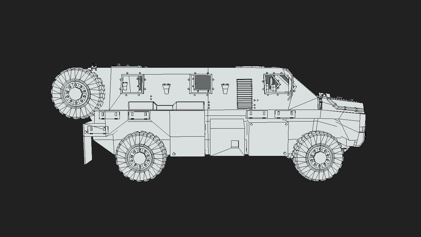 3D model Bushmaster APC Lowpoly VR / AR / low-poly | CGTrader