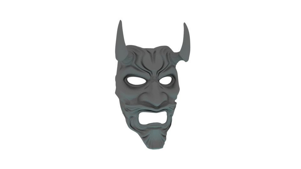 Demon Mask free VR / AR / low-poly 3D model | CGTrader