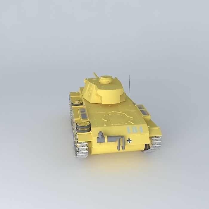 Panzer III -. Panzerkampfwagen III Ausf M (German tank) 3D model | CGTrader