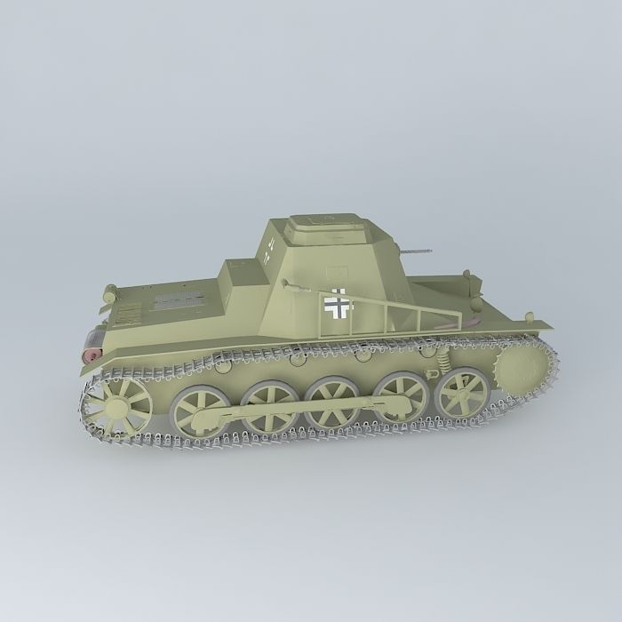 SDKFZ 265 Small Panzerbefehlswagen Ausf A German Command Tank 3D model ...