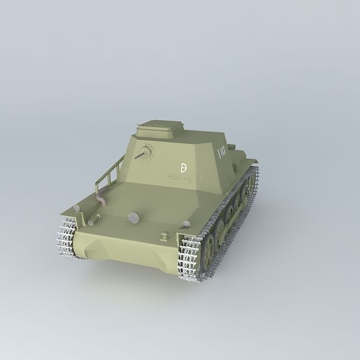SDKFZ 265 Small Panzerbefehlswagen Ausf A German Command Tank 3D model ...