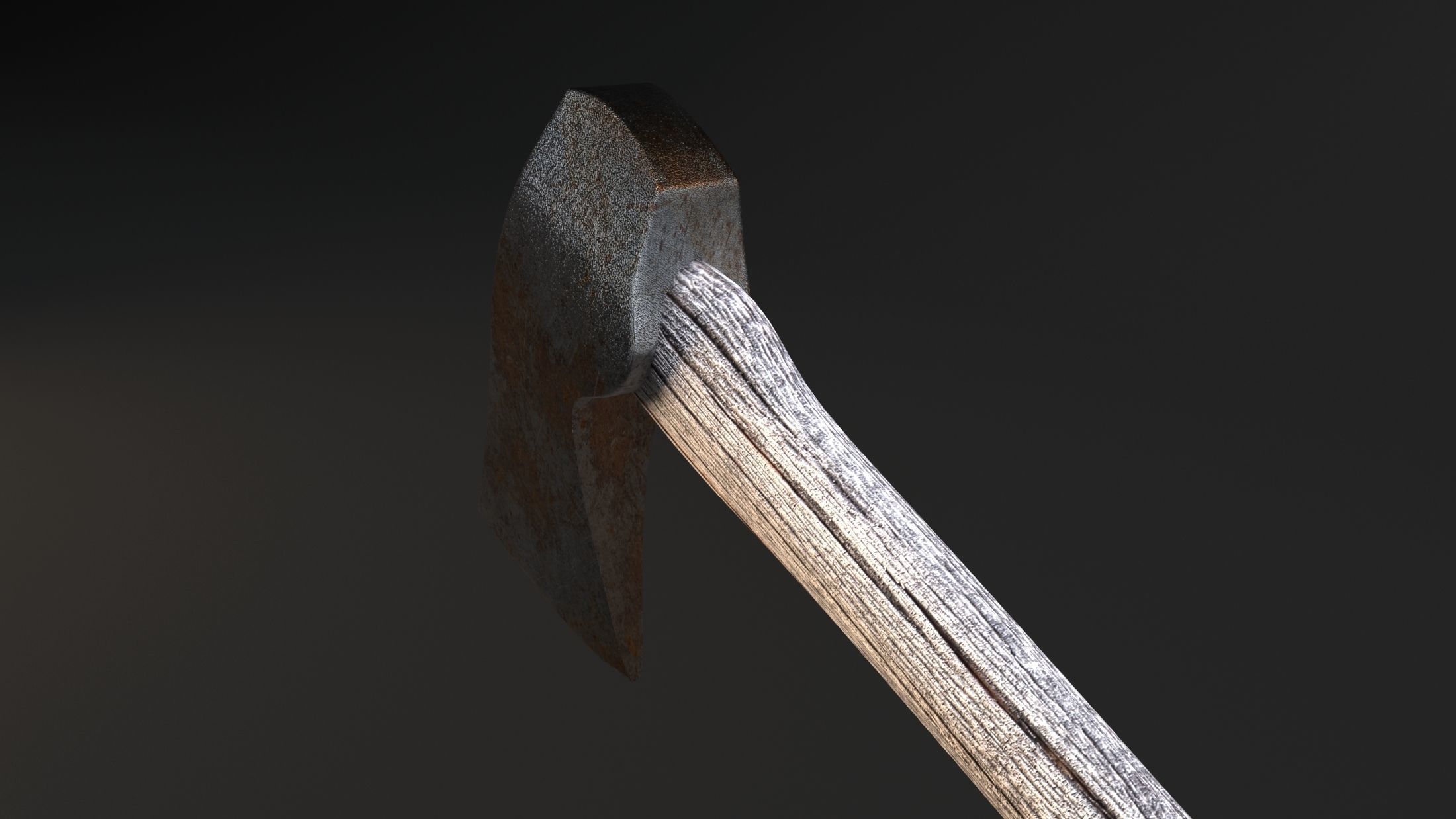 Rusty Axe free VR / AR / low-poly 3D model | CGTrader