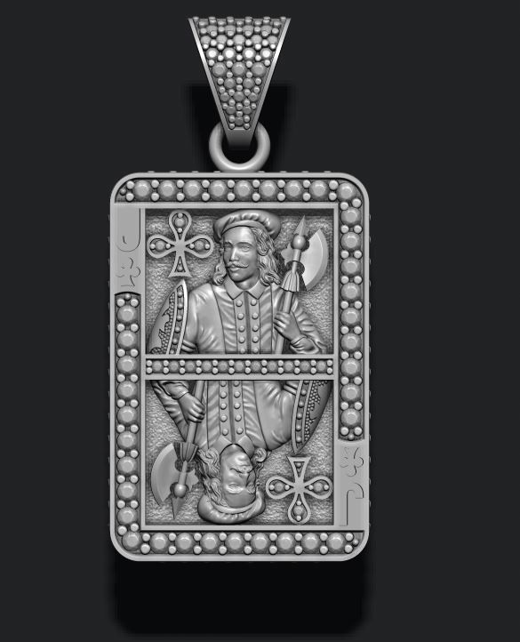 playing cards Jack pack set 3D model 3D printable | CGTrader