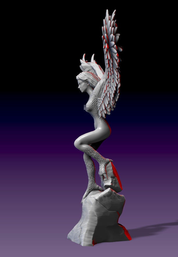 Harpy model for tabletop RPGs 3D model 3D printable | CGTrader