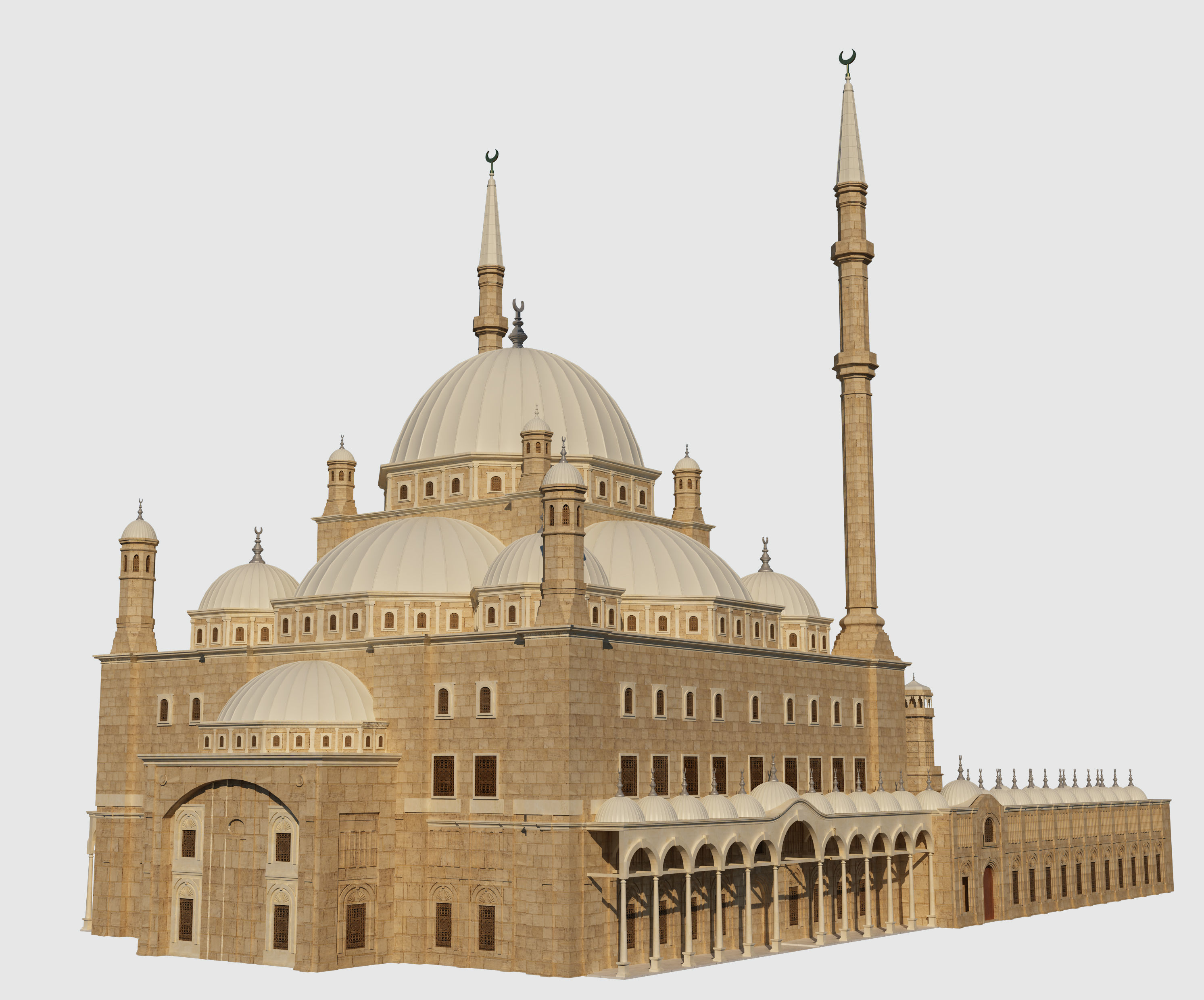Muhammad Ali Mosque 3D model | CGTrader