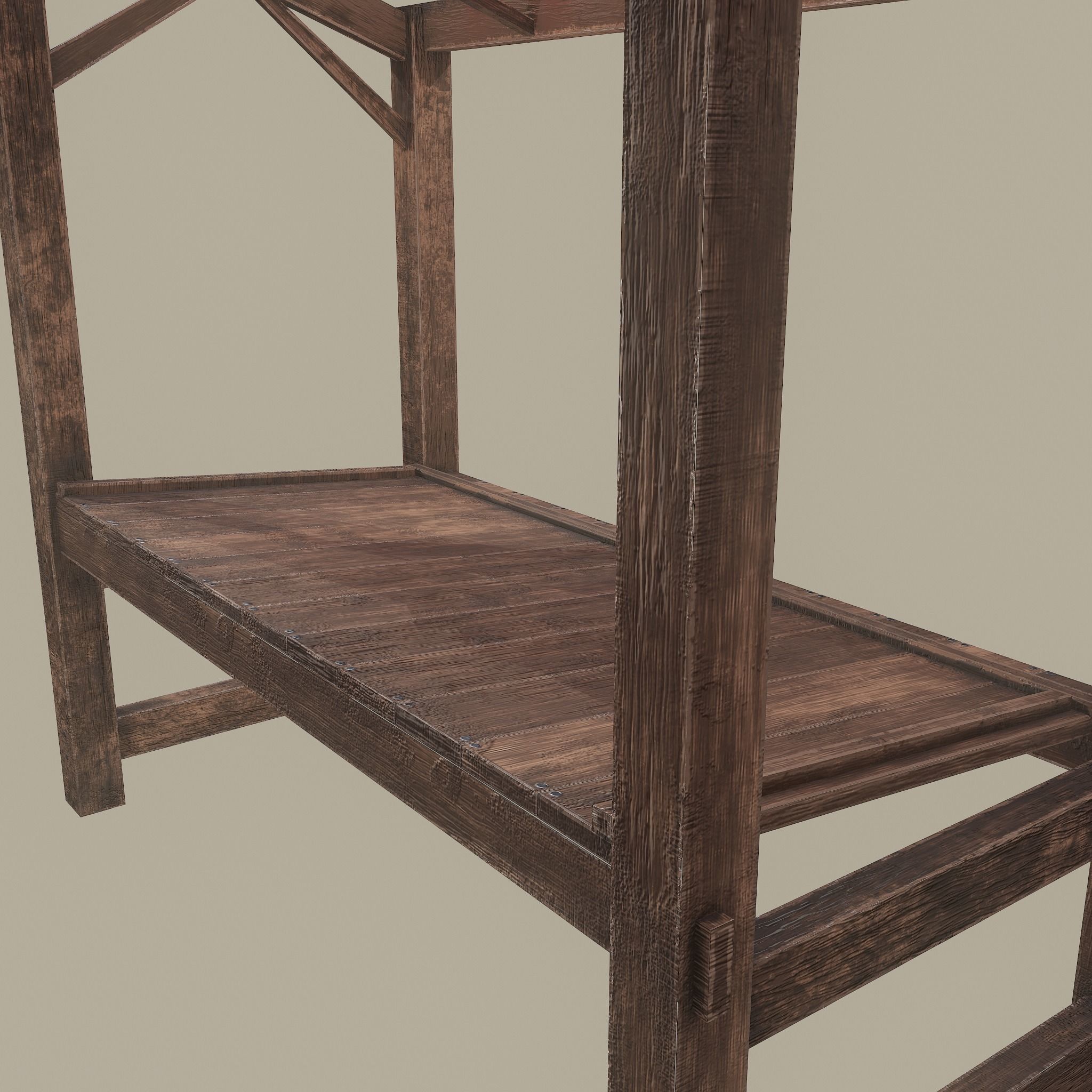 3D model Merchant Stall VR / AR / low-poly | CGTrader