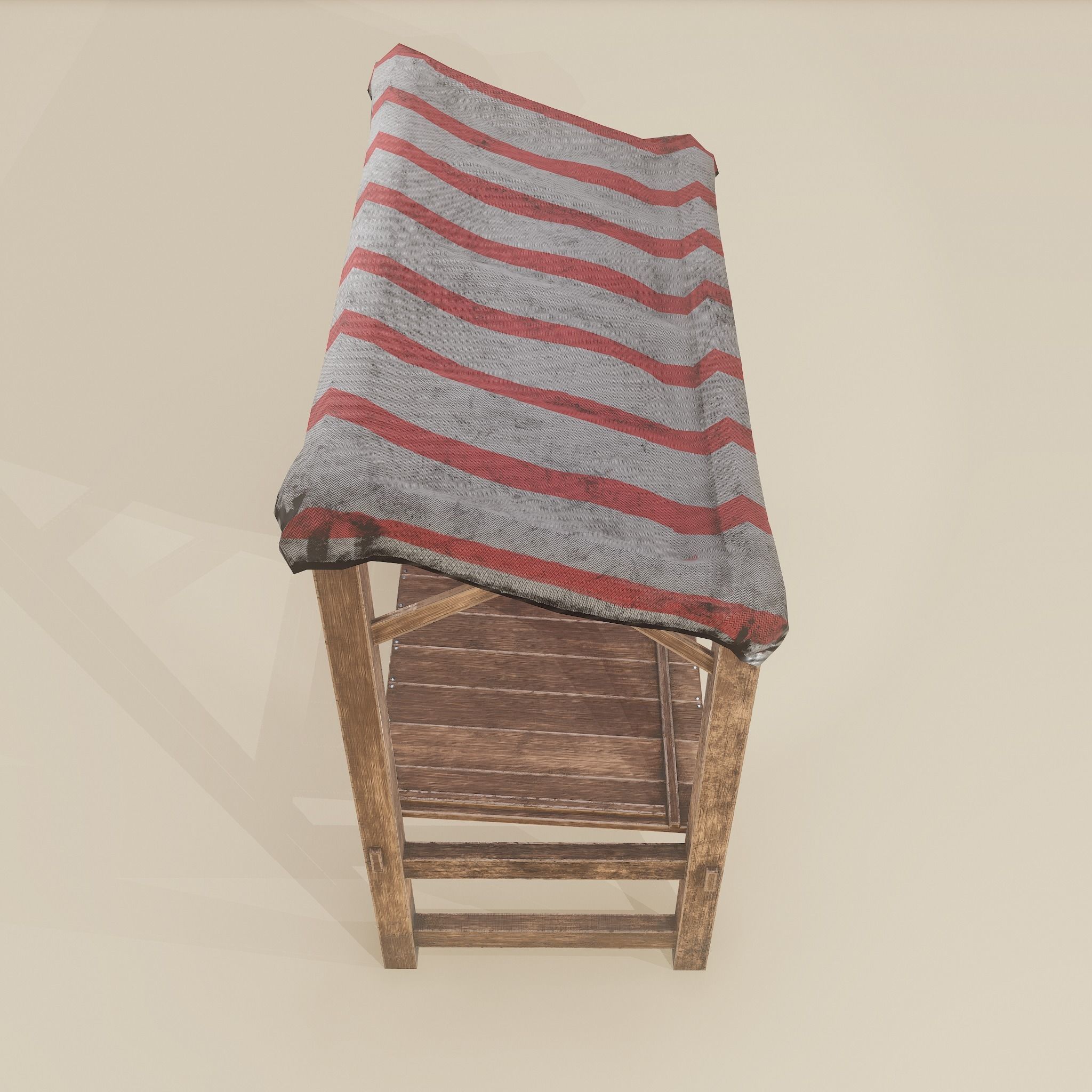 3D model Merchant Stall VR / AR / low-poly | CGTrader