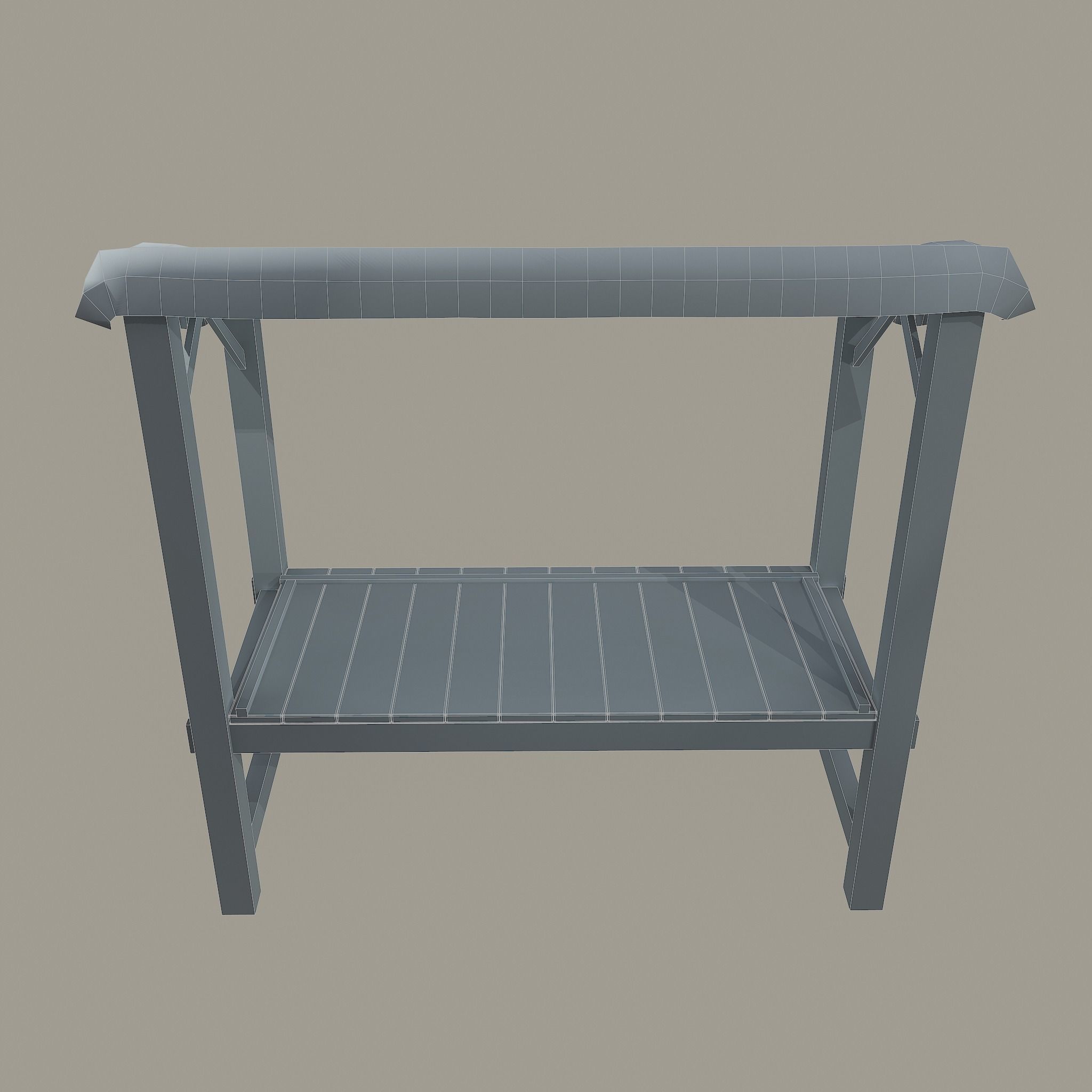 3D model Merchant Stall VR / AR / low-poly | CGTrader