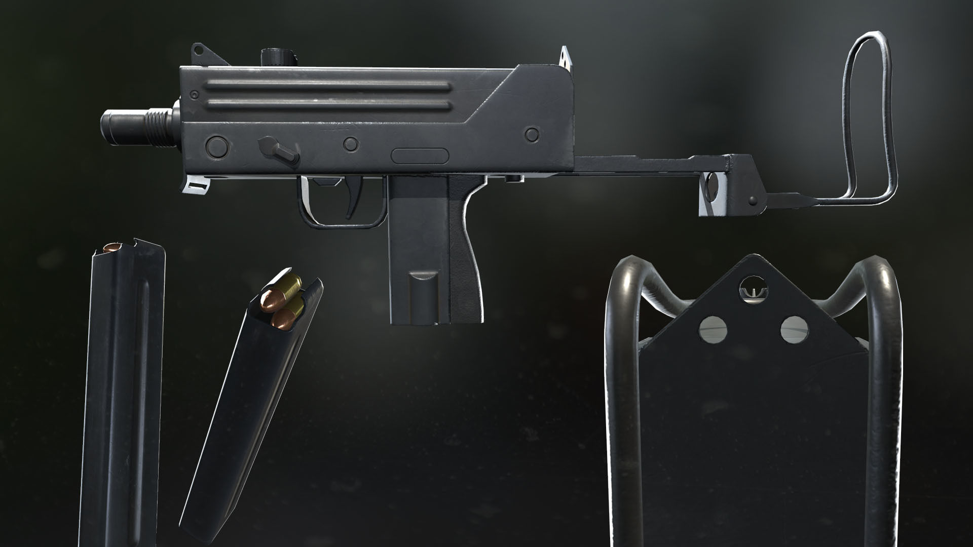 3D model Mac 10 Sub Machine Gun VR / AR / low-poly rigged | CGTrader